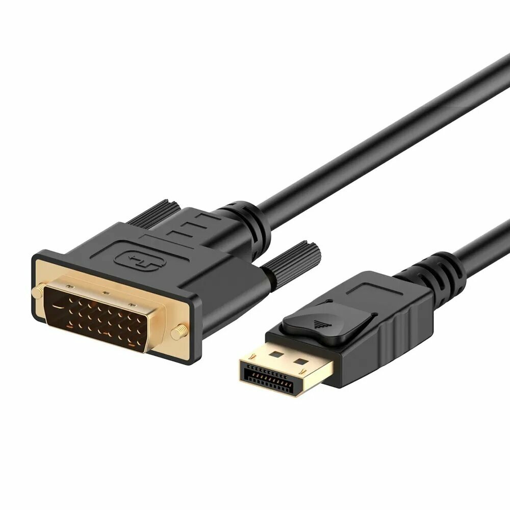 Кабель DisplayPort (DP) - DVI, позолоченный, 6 футов