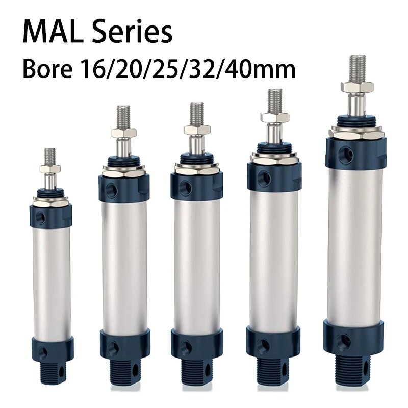 Пневматический цилиндр MAL, Bore 20mm, Stroke 50mm