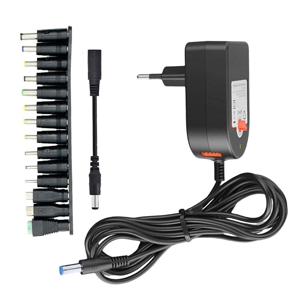 Импульсный источник питания европейского стандарта мощностью 36 Вт + 14 головок (прямая головка) + кабель-адаптер с обратным полюсом