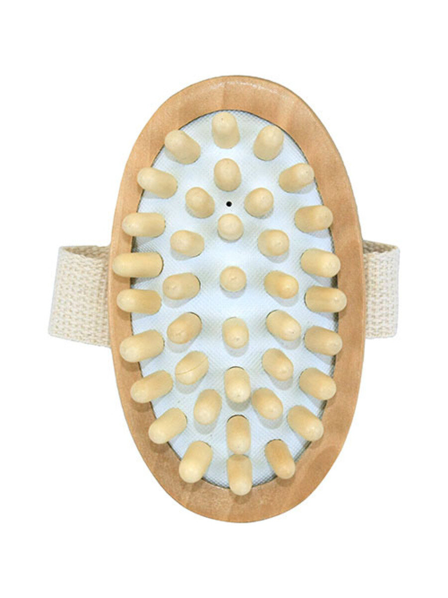 Щетка-массажер Банные штучки, от целлюлита, с лямкой, для бережного массажа