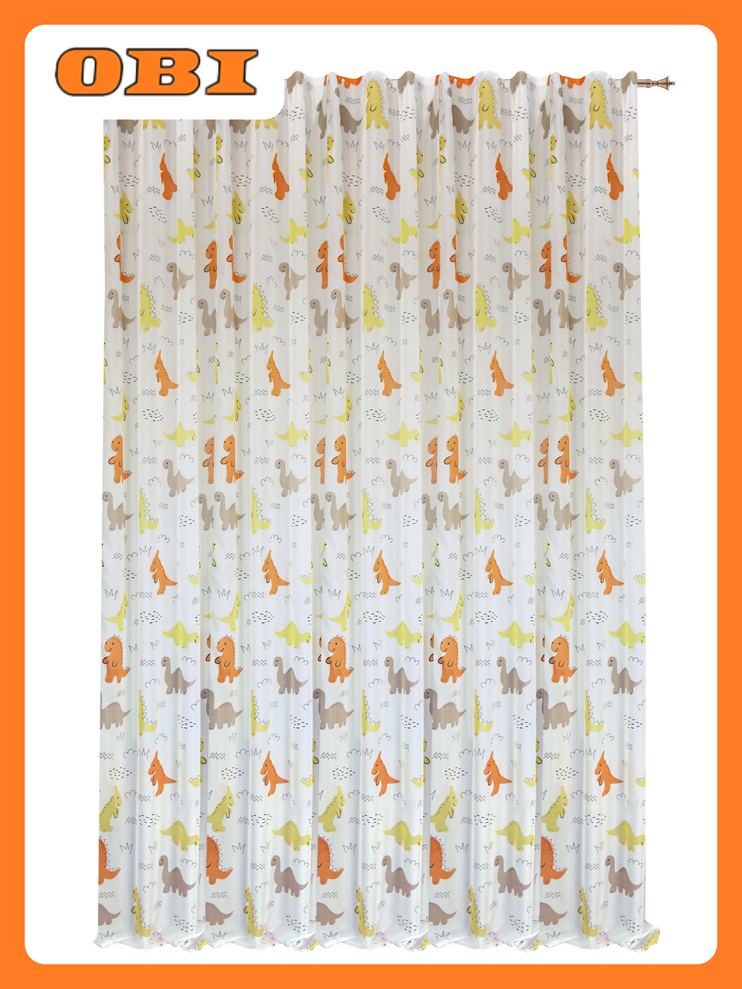 Штора тюлевая Miamoza Dino 300x270 см