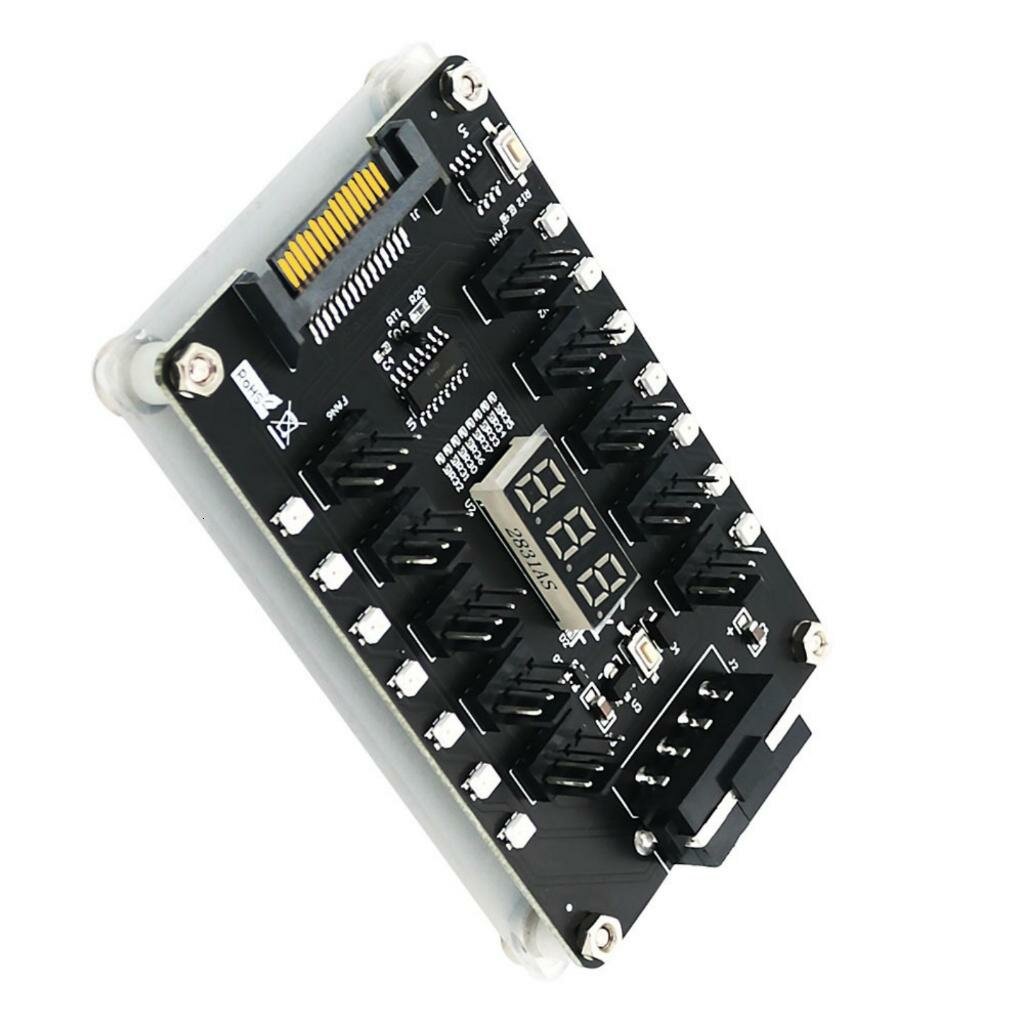 10-портовый PWM-хаб для вентиляторов