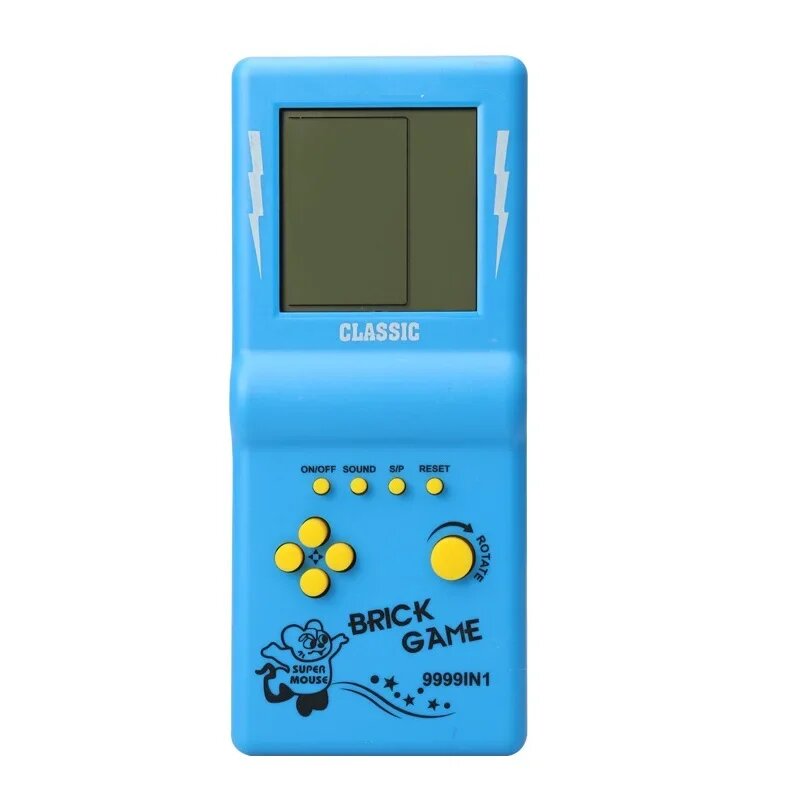Портативная игровая консоль Brick Game, синий