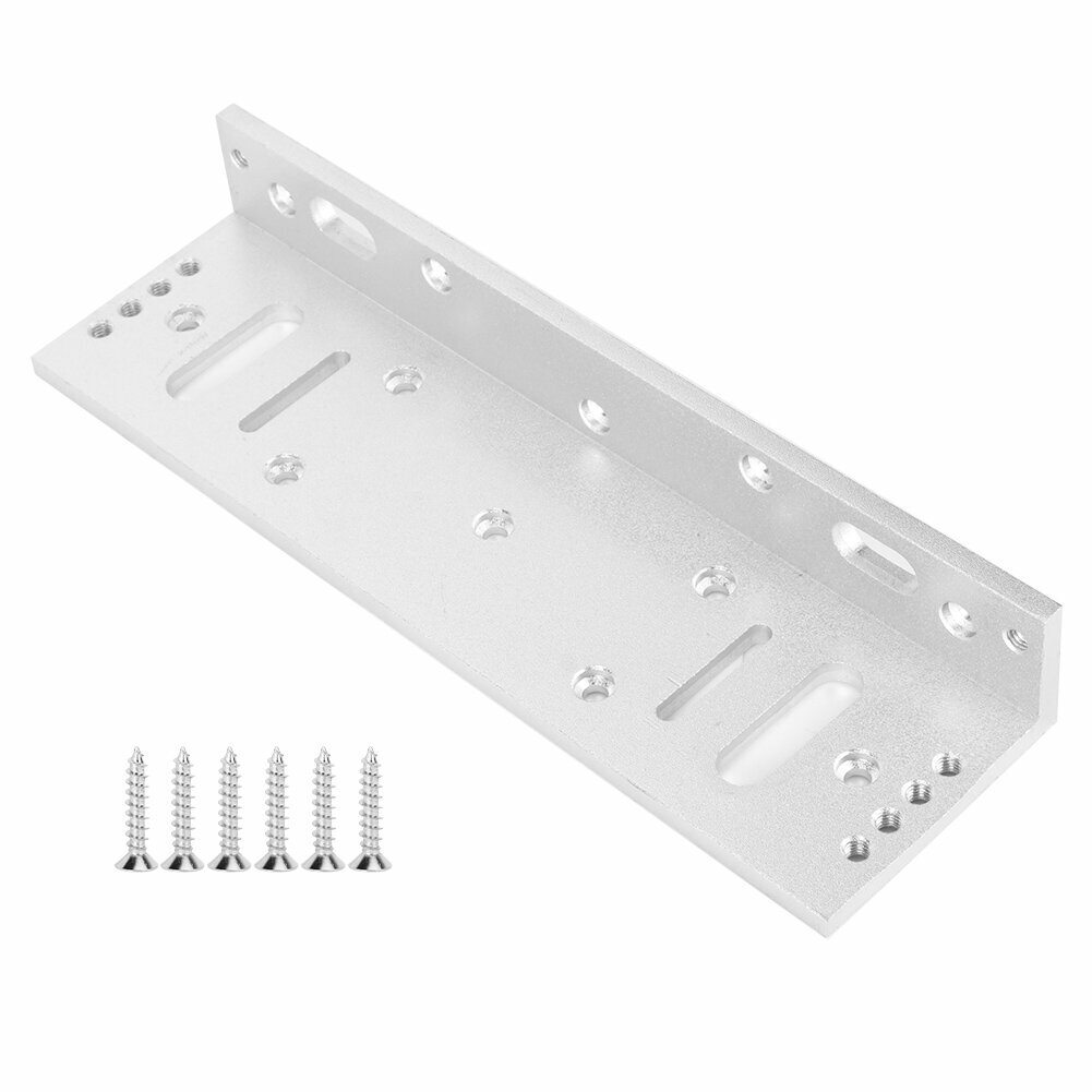 Дверной монтажный кронштейн L из алюминиевого сплава, подставка для электрического магнитного замка, 500 кг/1102,31 фунта