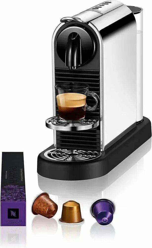 Nespresso Капсульная кофемашина D140, серебристый
