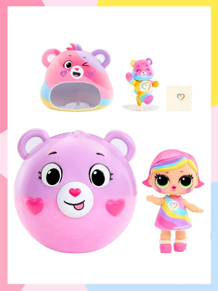 Care Bears Кукла LOL Surprise Care Bears, коллекционная кукла с аксессуарами, 7.62см — фото 1