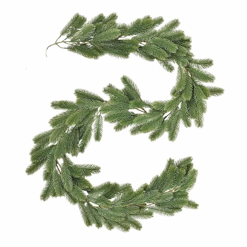 Рождественский искусственный венок из кедра для камина