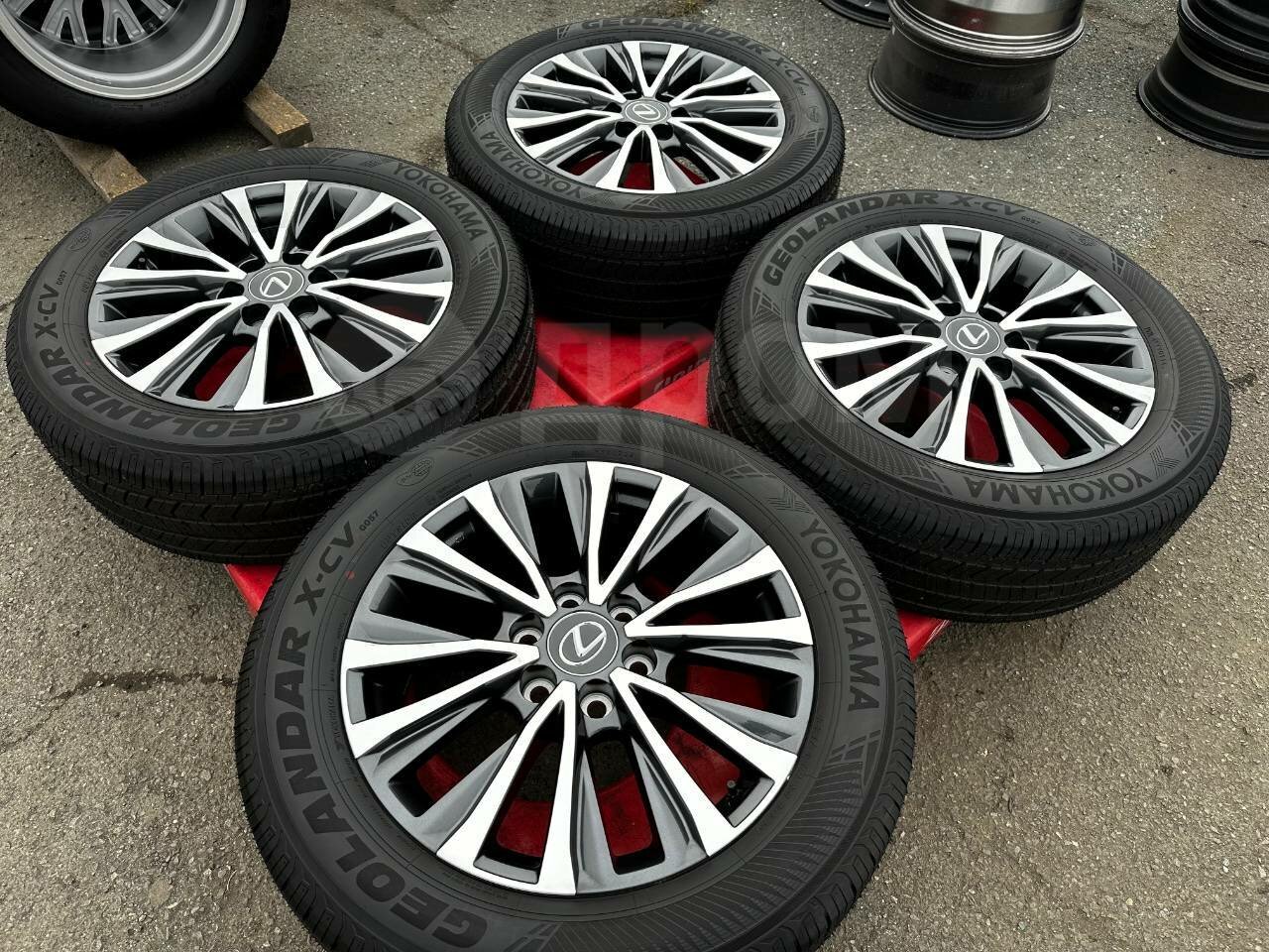 Диски автомобильные R20 Оригинал Lexus LX 600 / Toyota Land Cruiser 300, 20 дюймов, 6х139.7 (8J, ET55) Диски сняты автомобиля в Японии ( Лексус ЛХ 600) Toyota Land Cruiser 250 4шт.