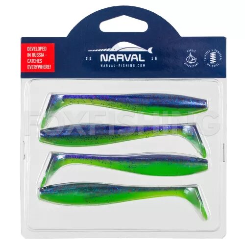Силиконовая приманка Narval Choppy Tail 12cm #025 4шт.