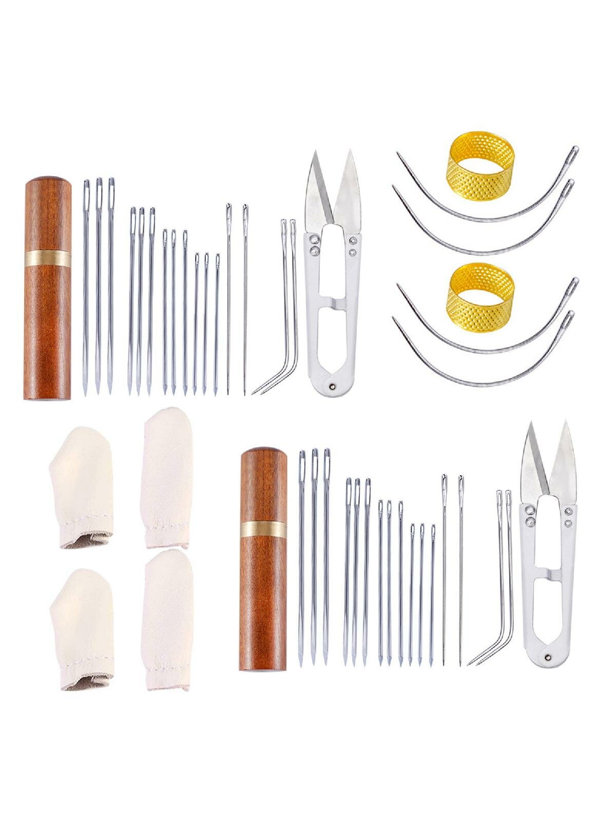 2 комплекта шитье иглы пряжа вязание иглы ручные набор для шитья иглы для швейных