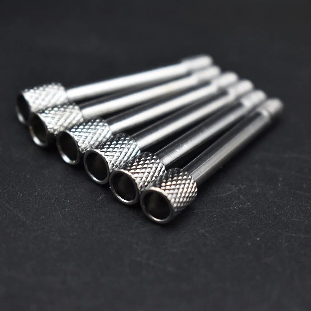 6 шт. латунных винтов для зажима седла IFUNPLAY Серебряный, Chrome