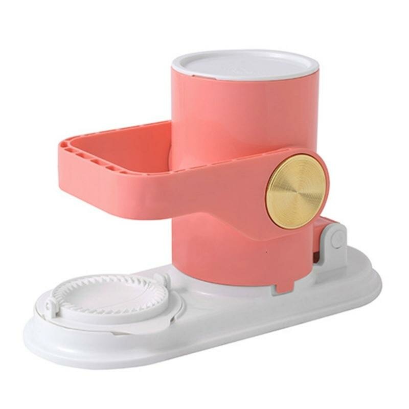 Ручной пресс для теста, форма для пельменей, Розовый