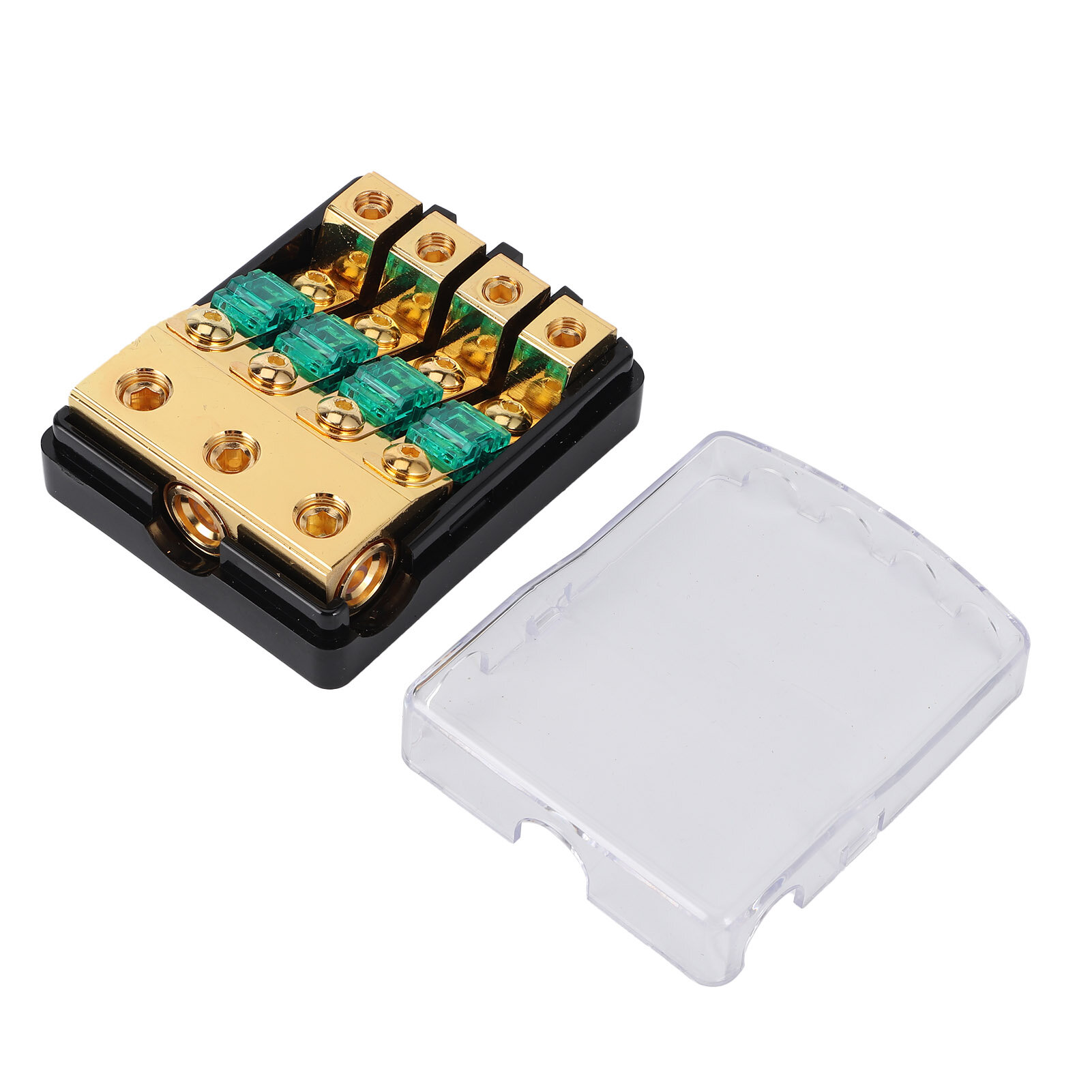 1 вход 4 выхода 0/4 AWG - 4/8 AWG держатель предохранителя питания медный для автомобилей грузовиков лодок