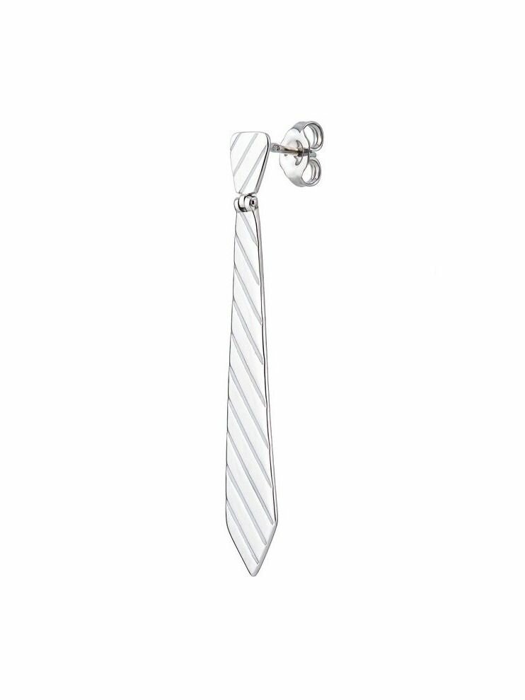 Серьги с подвесками Tilda, серебро, 925 проба, родирование