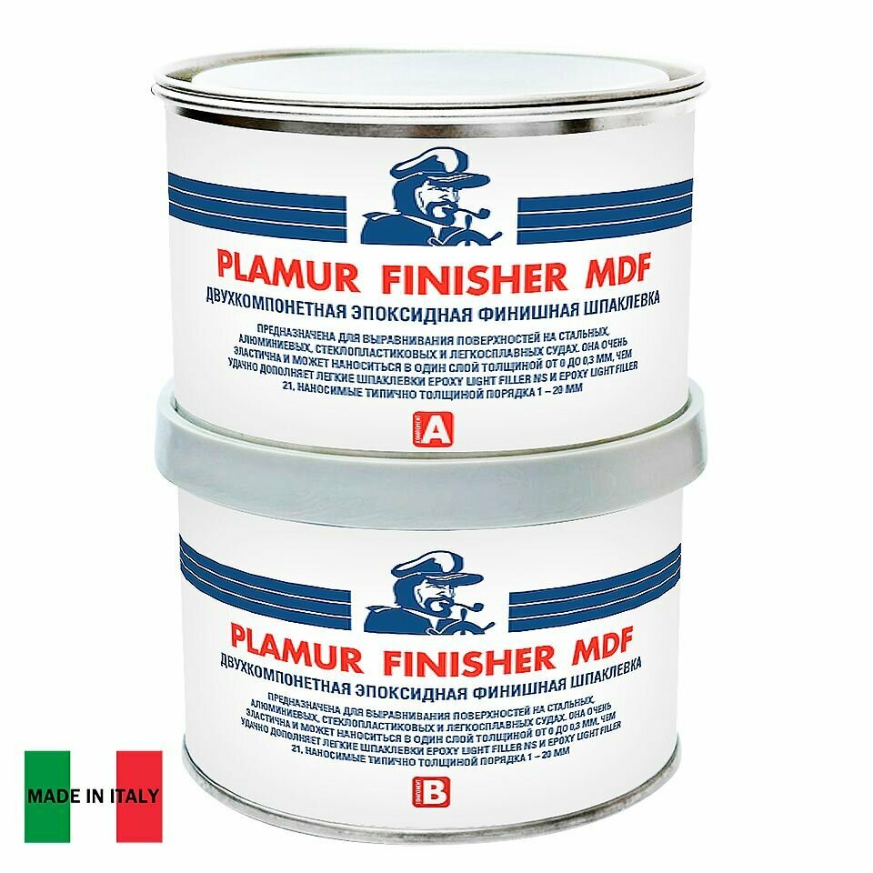 Финишная шпаклевка для яхт и катеров 0,8 л Мореман Plamur Finisher MDF (10270527 )