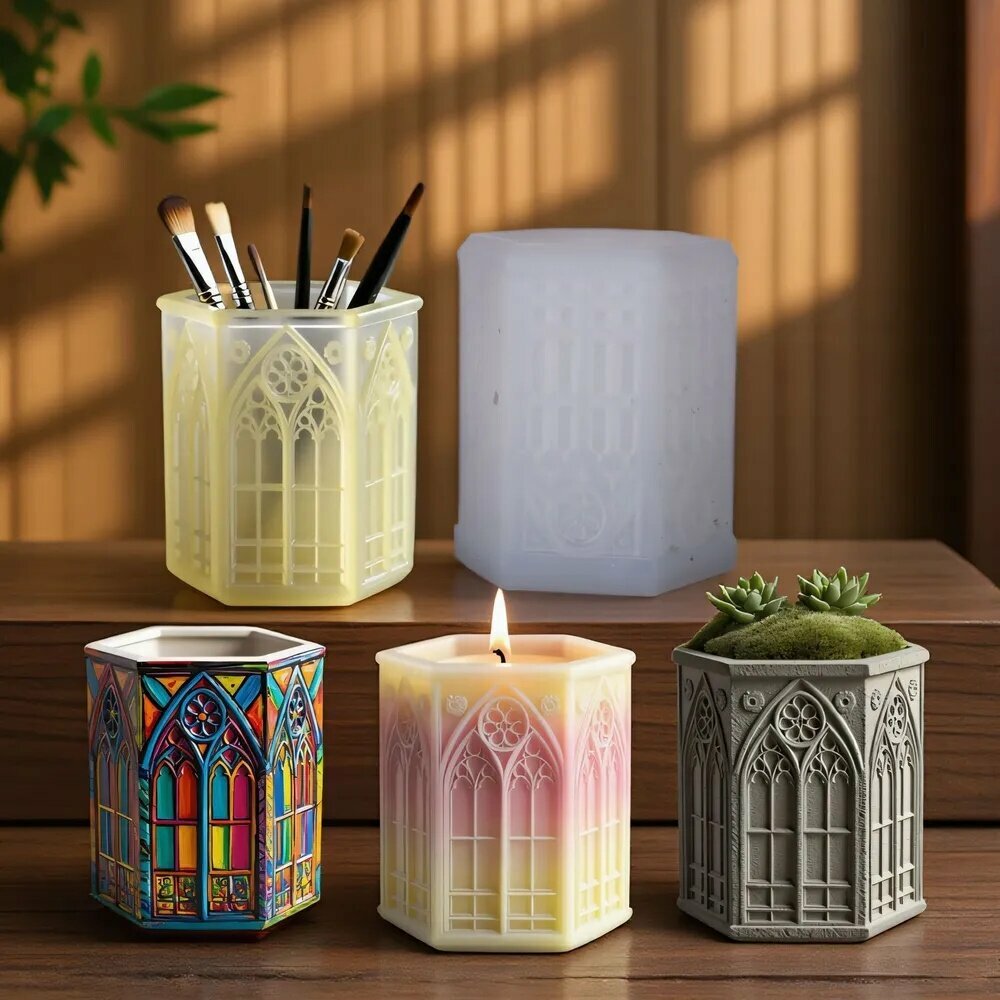 Гипсовая чашка силиконовая форма для свечей