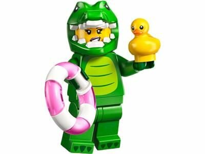 Коллекционная минифигурка LEGO Minifigures 71051-8 Series Animals Crocodile Costume Girl