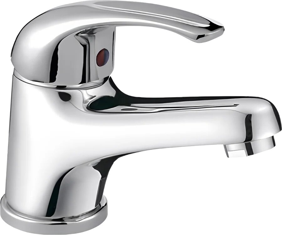 Смеситель для раковины Ledeme H29-B L1029-B хром, глянцевый, кран для ванной в раковину, рычажный, с керамическим картриджем
