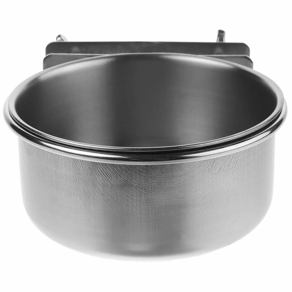 Подвесная миска из нержавеющей стали для собак и кошек с креплением, для домашнего использования