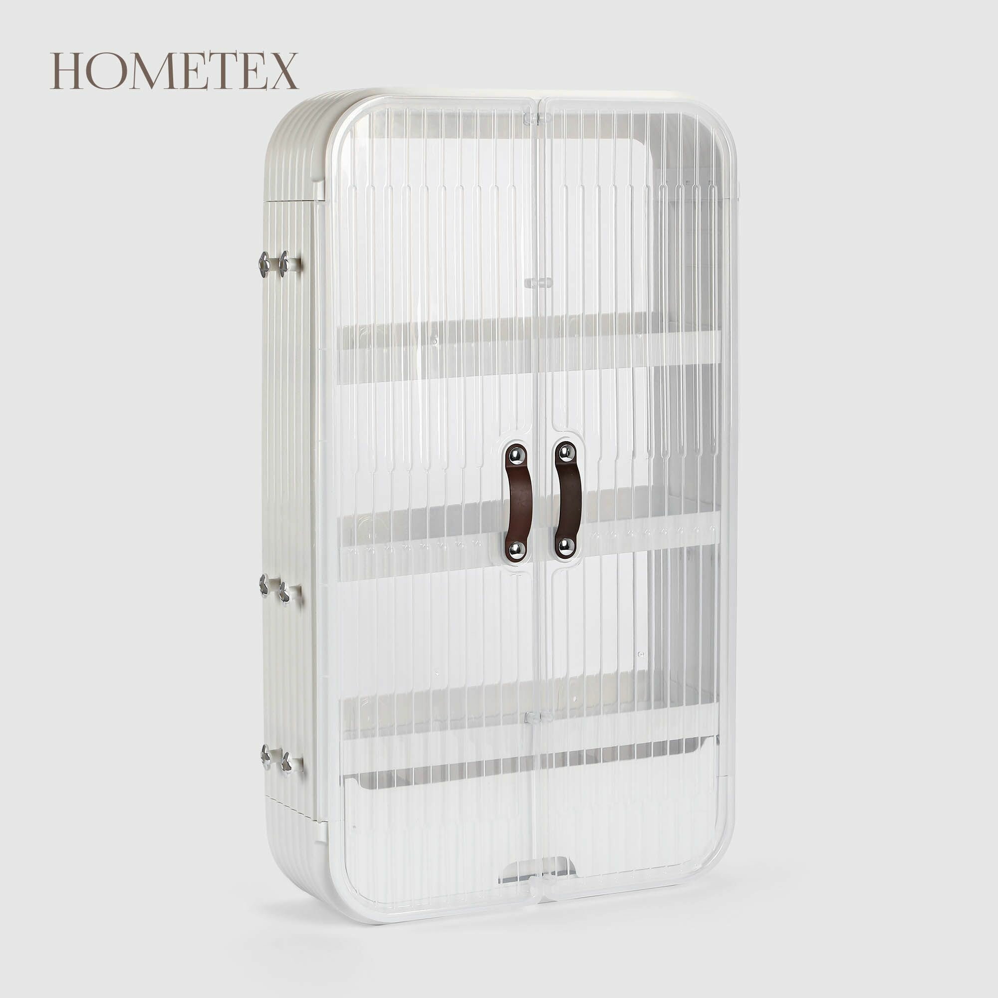 Шкаф стеллаж для хранения Hometex настенный кремовый 43х13,5х70 см