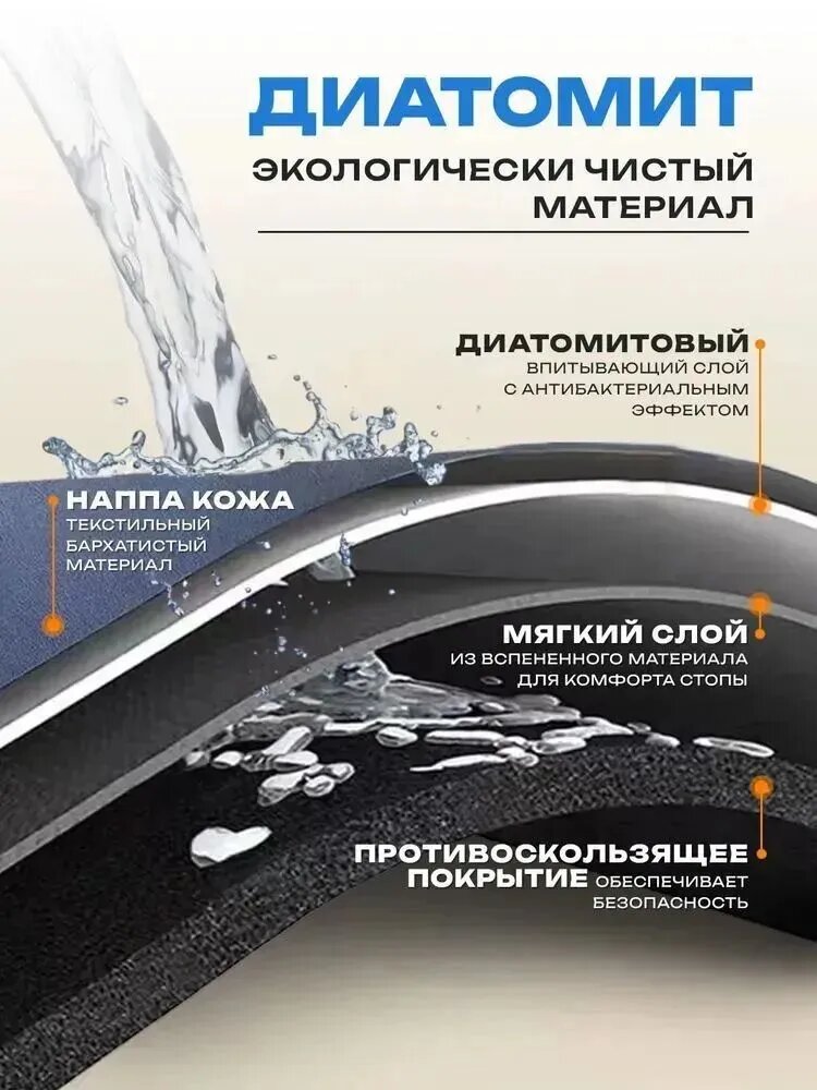 Защитный коврик для стиральной машины Kundaxing 38x58 см прямоугольной формы с цветочным рисунком — фото 1