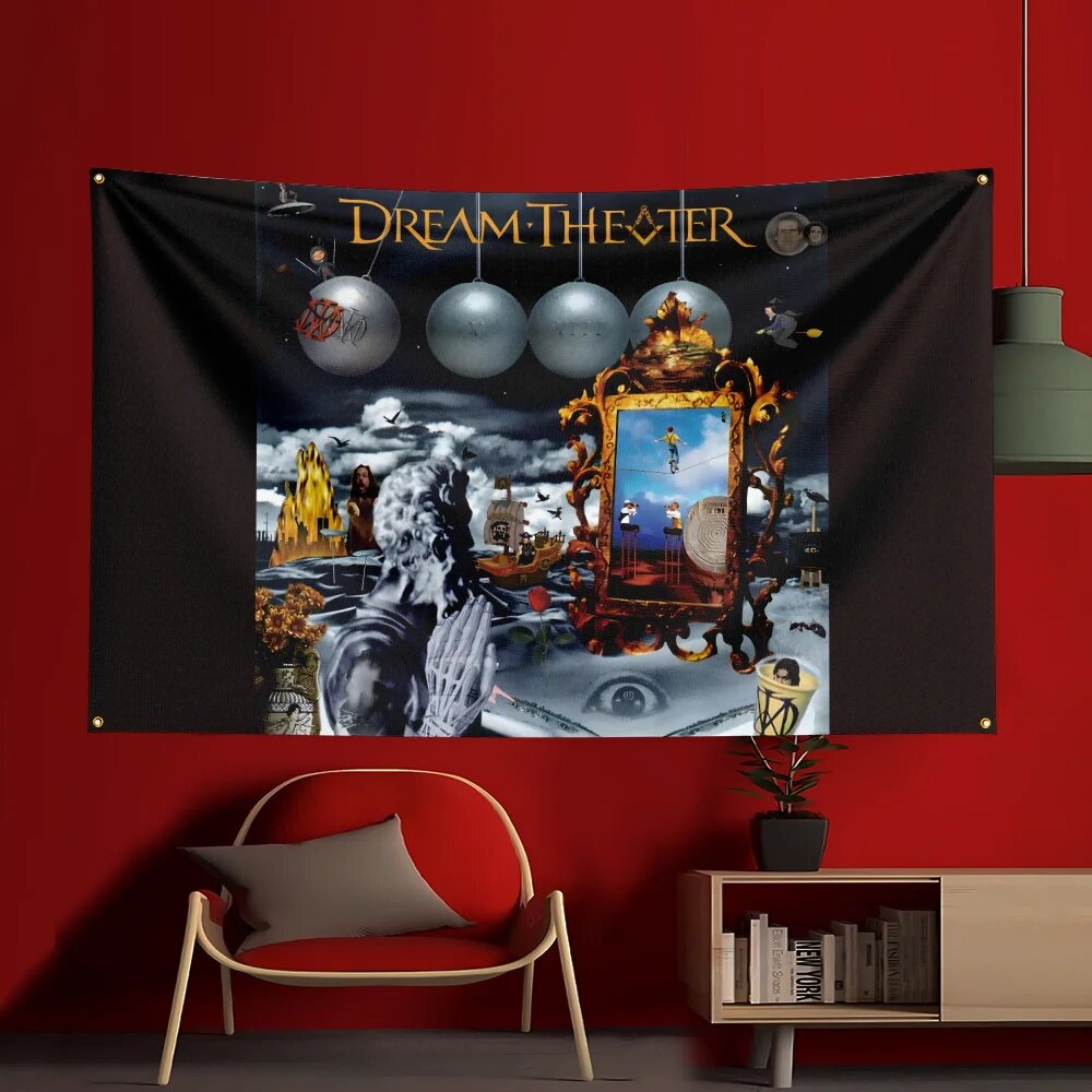 Dream Theater Концертный флаг из полиэстера 150 x 240cm, ZH4367
