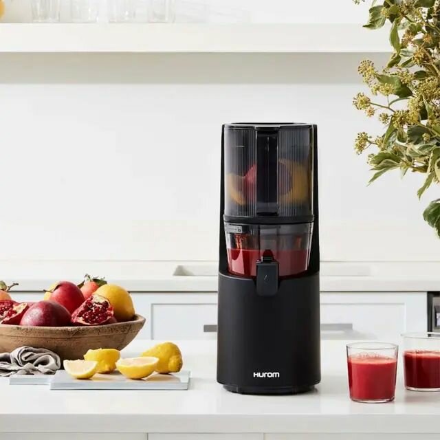 Hurom Самоподающая соковыжималка Self-Feeding Juicer H200, черная