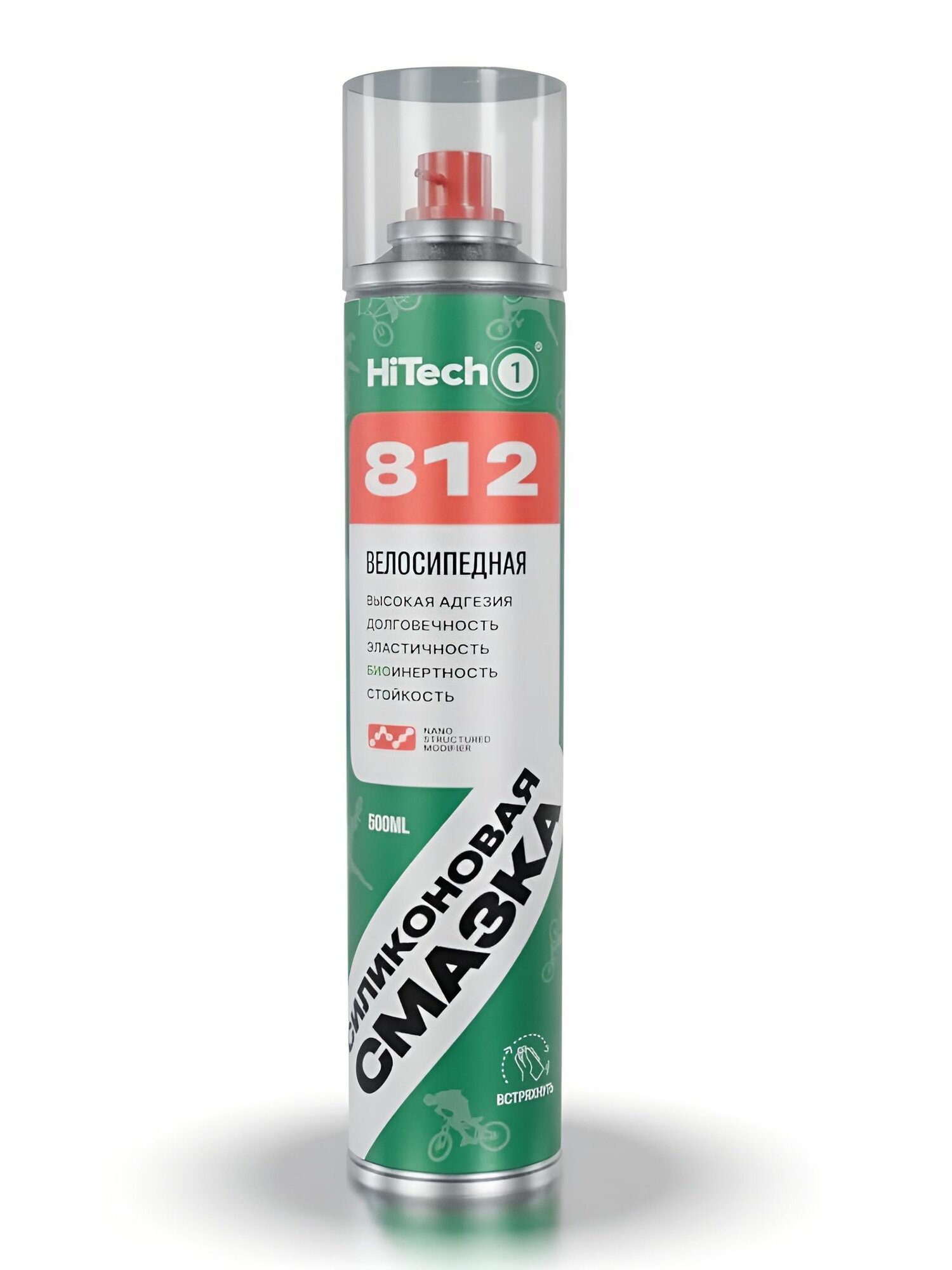 812 HiTech1 Смазка силиконовая Велосипедная, 500мл