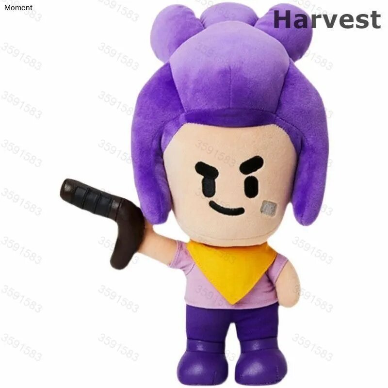 Плюшевая кукла Brawl Stars Shelly 25 см мягкая игрушка