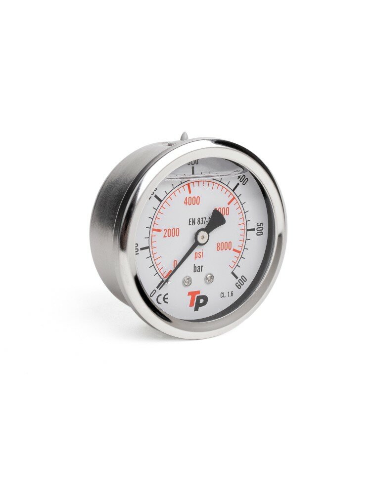 Манометр гидравлический виброустойчивый осевой D63 мм 0-600 bar 1/4BSP TP