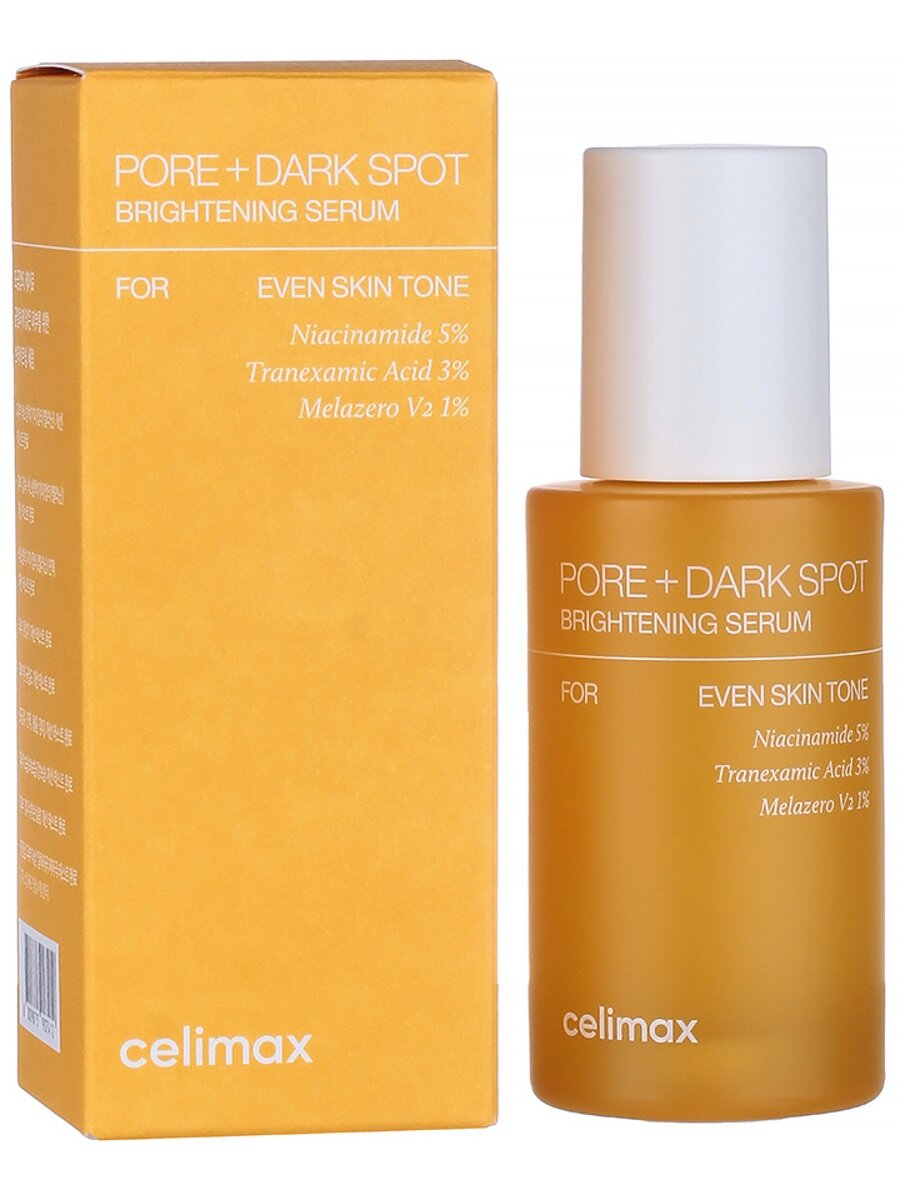Сыворотка для лица Celimax осветляющая Pore+Dark Spot Brightening Serum 30мл