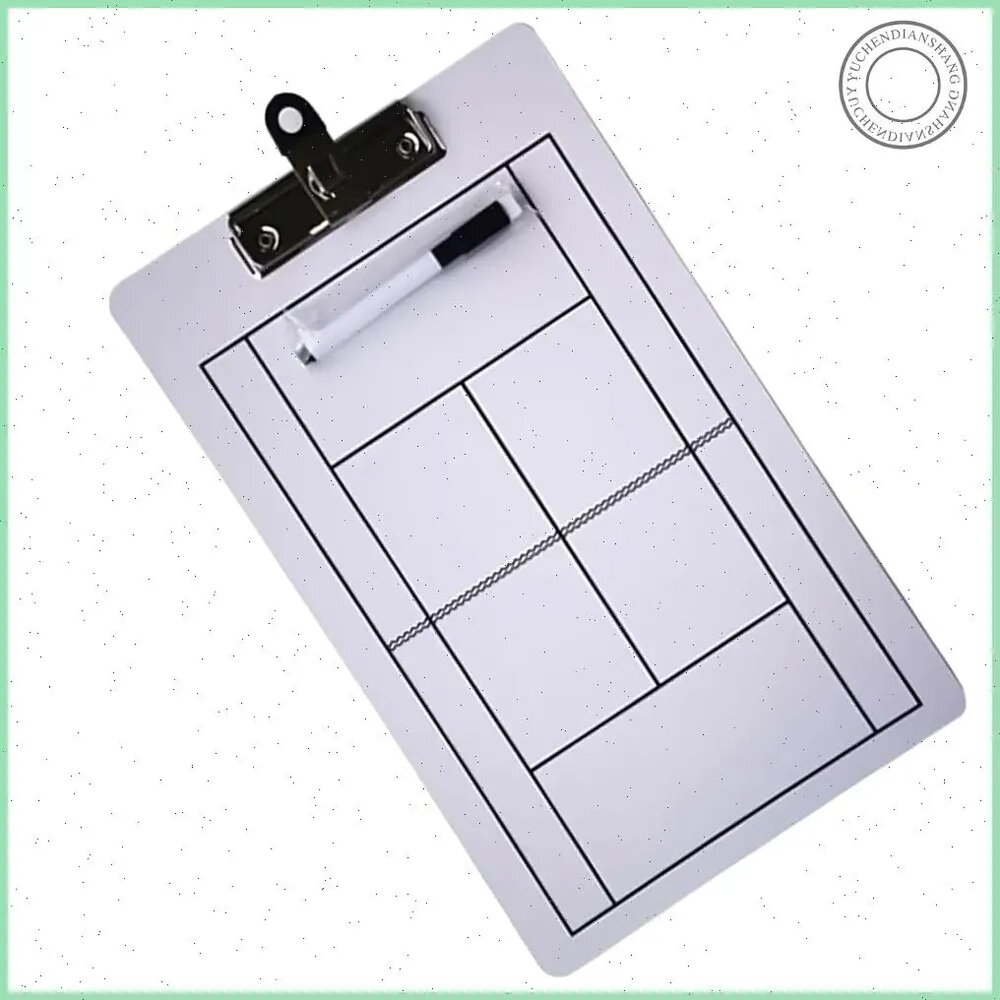 Тактическая доска для тенниса, многоразовая, тренерская, с маркером