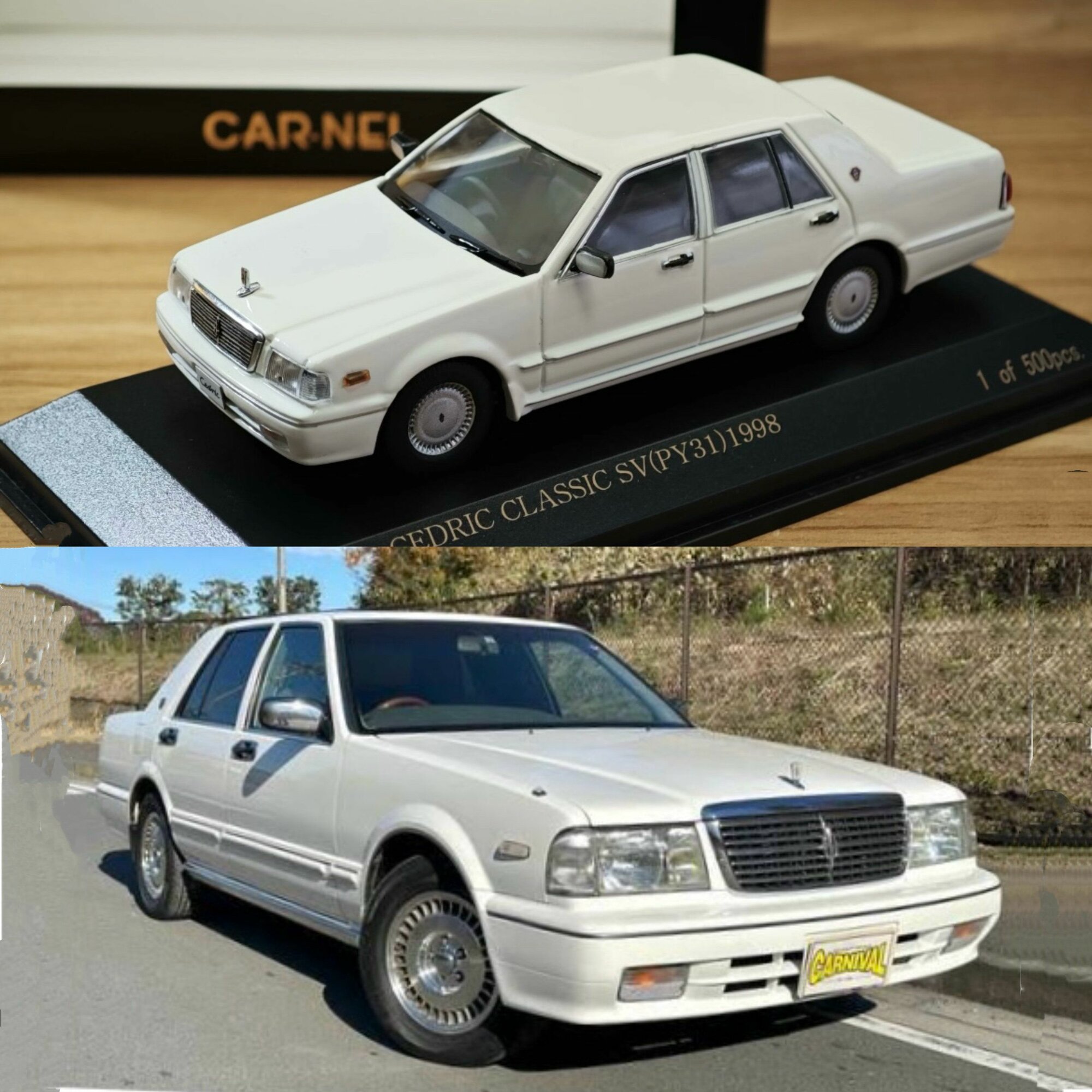 CarNel Kyosho Nissan Cedric Classic SV PY31 1998 Машина в масштабе 1:43