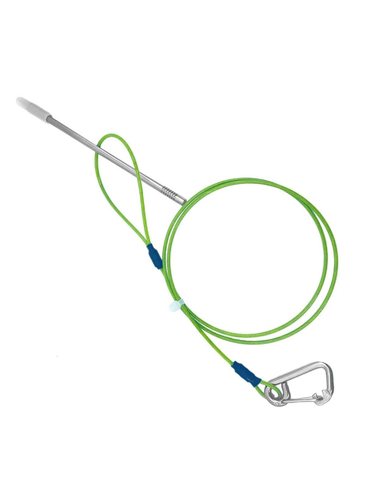 Рыбалка На Копье Рыбный Стрингер Рыболовная Игла Крючок-Стрингер с Покрытием Из Троса Из Нержавеющей Стали Для Морской И Пресноводной Воды