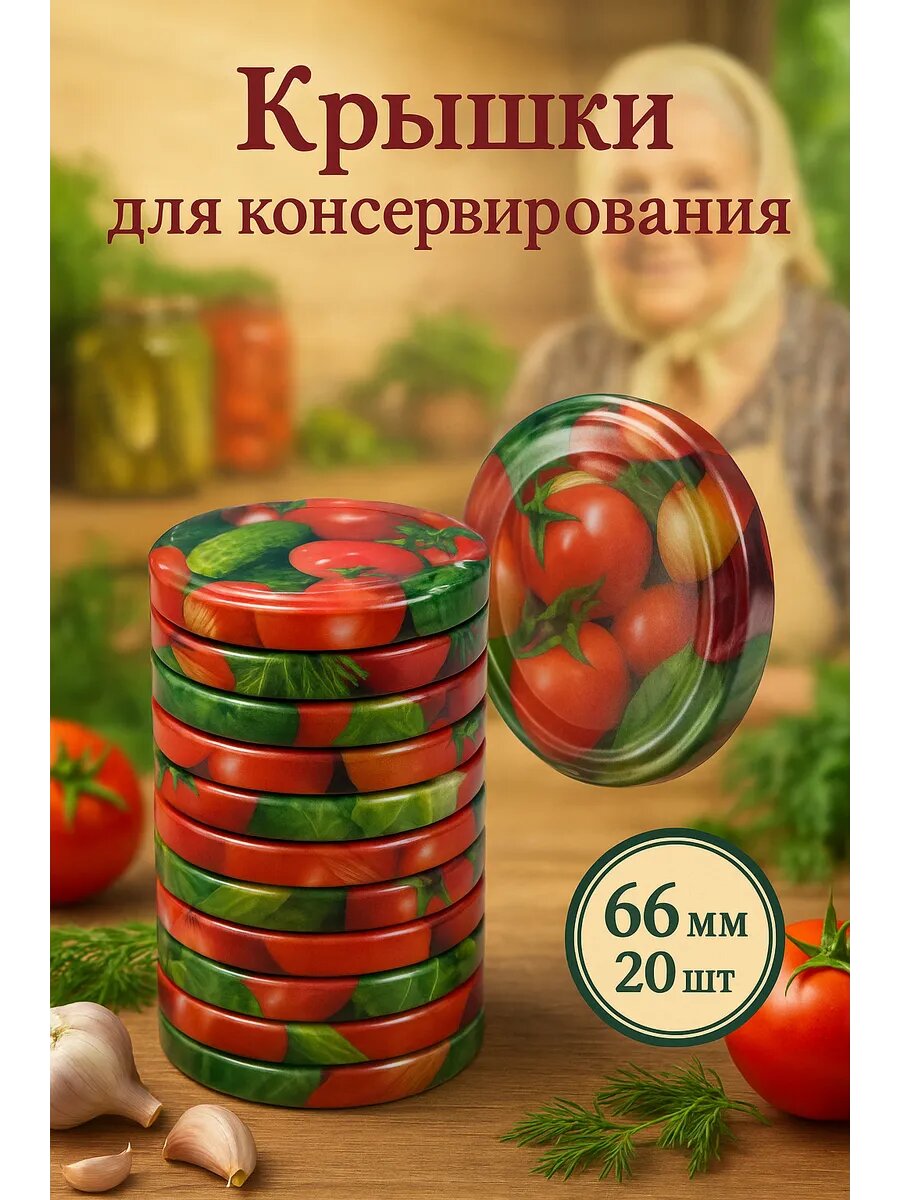 Крышки для консервирования банок закаточные