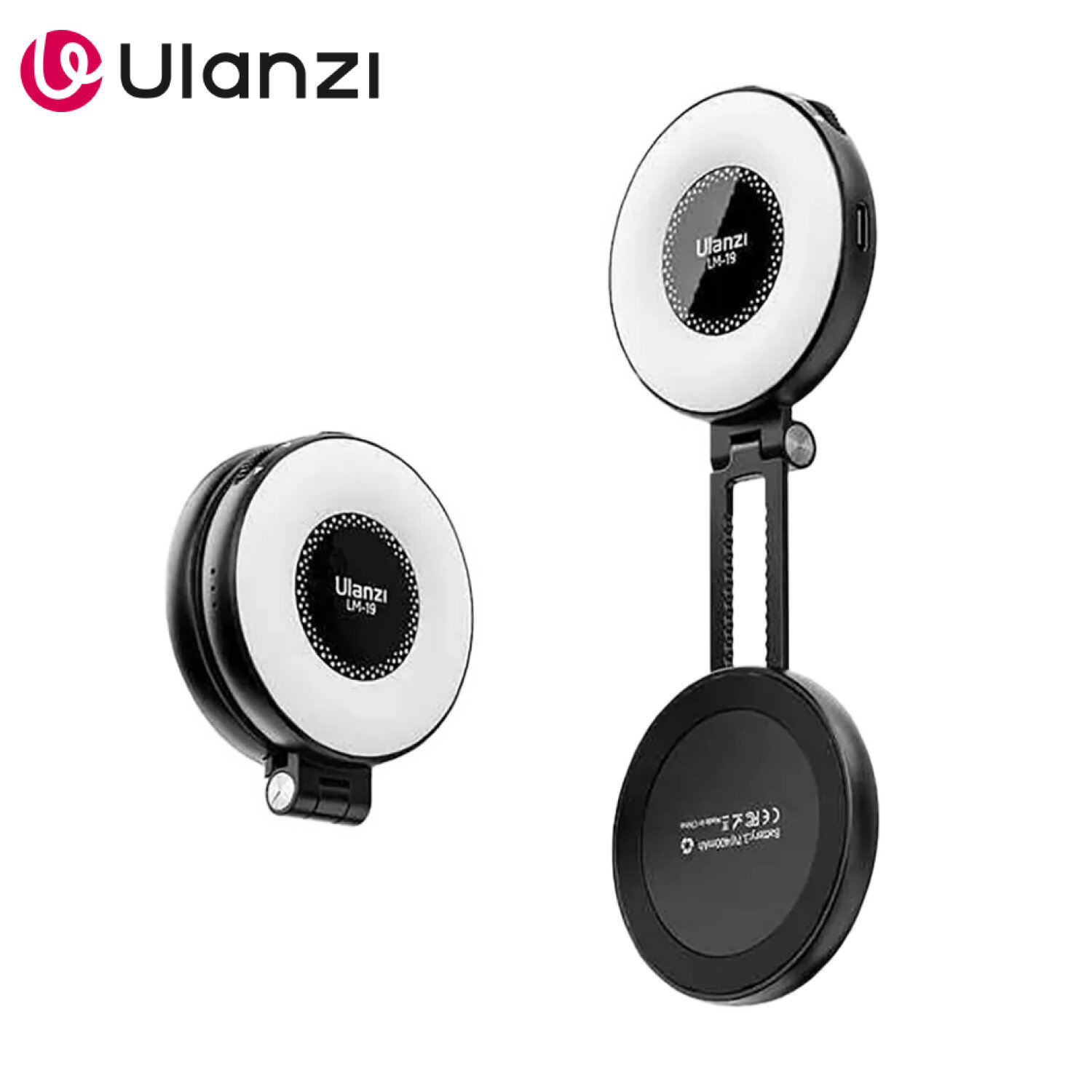 Осветитель Ulanzi LM19 MagSafe Чёрный / Светодиодный осветитель / Видеосвет для съемки контента