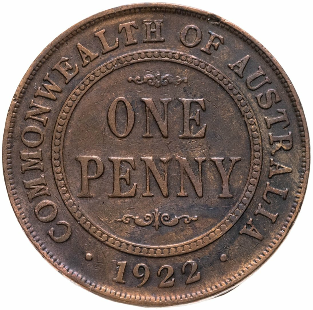 Австралия 1 пенни (penny) 1922