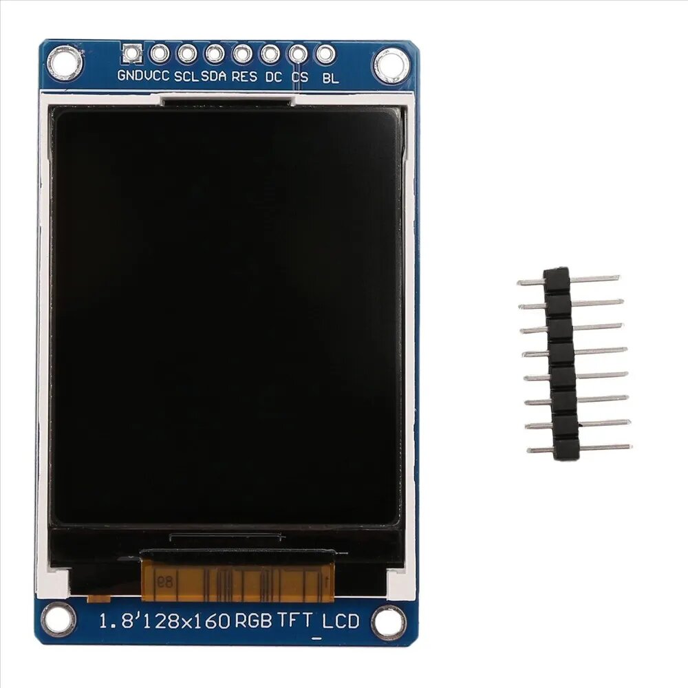 1,8-дюймовый ЖК-дисплей, полноцветный 128x160 RGB SPI TFT ЖК-дисплей, модуль ST7