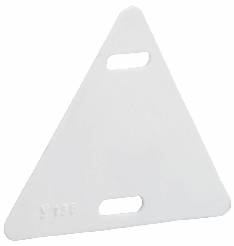 Бирка кабельная маркировочная У-136 55х55х55мм (треугольник) IEK UZMA-BIK-Y136-T