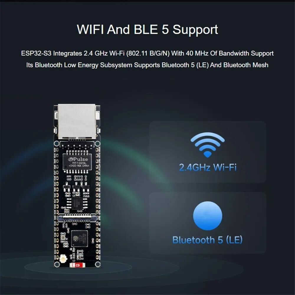 ESP32-S3-POE-ETH Плата Разработки Ethernet ESP32-S3