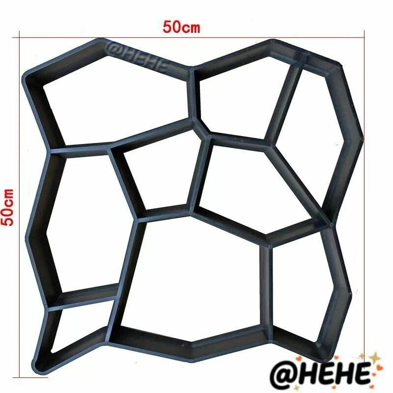 Трафарет для мощения садовых дорожек , Форма для укладки бетона с текстурой камня/кирпича, Инструменты для ландшафтного дизайна