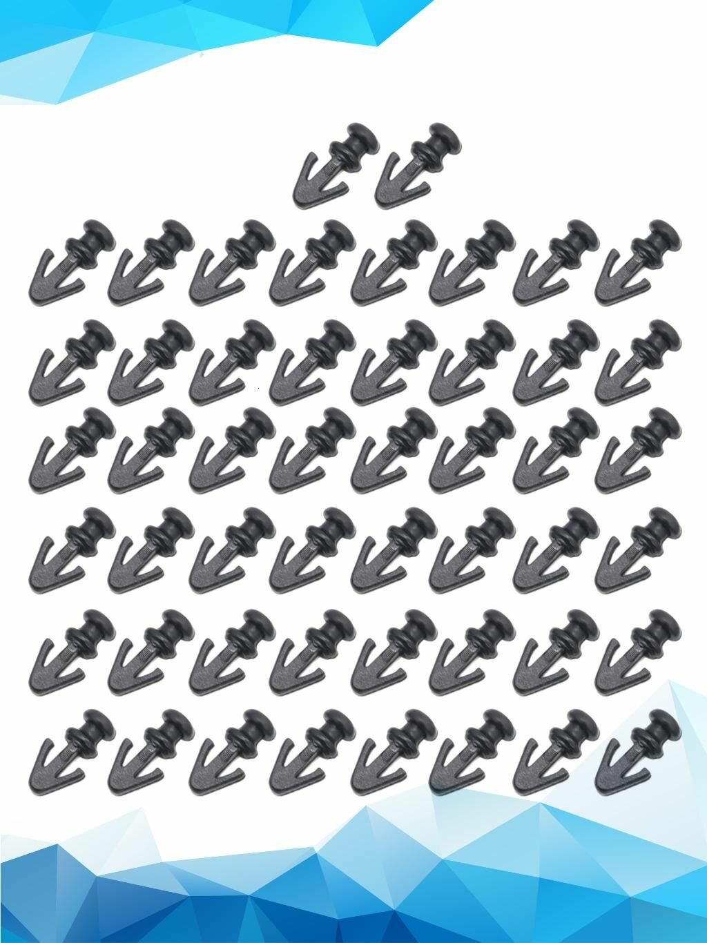 Зажимы для MK2, MK3, MK4, замена уплотнителя двери, 50 шт