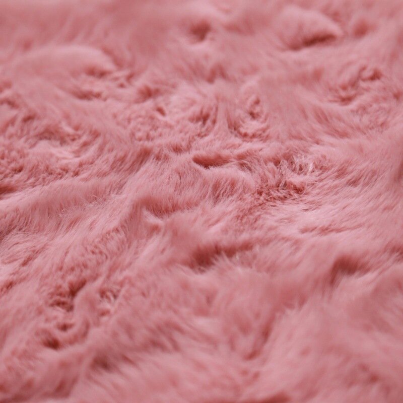 Ковер для гостиной в скандинавском стиле, коврик под диван и журнальный столик, полноразмерный ковер для спальни, прикроватный коврик, коврик из искусственного меха кролика для эркера.