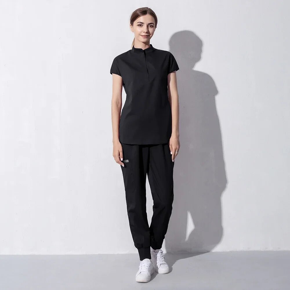 Черный медицинский костюм XL, HTTHDD 42024-black
