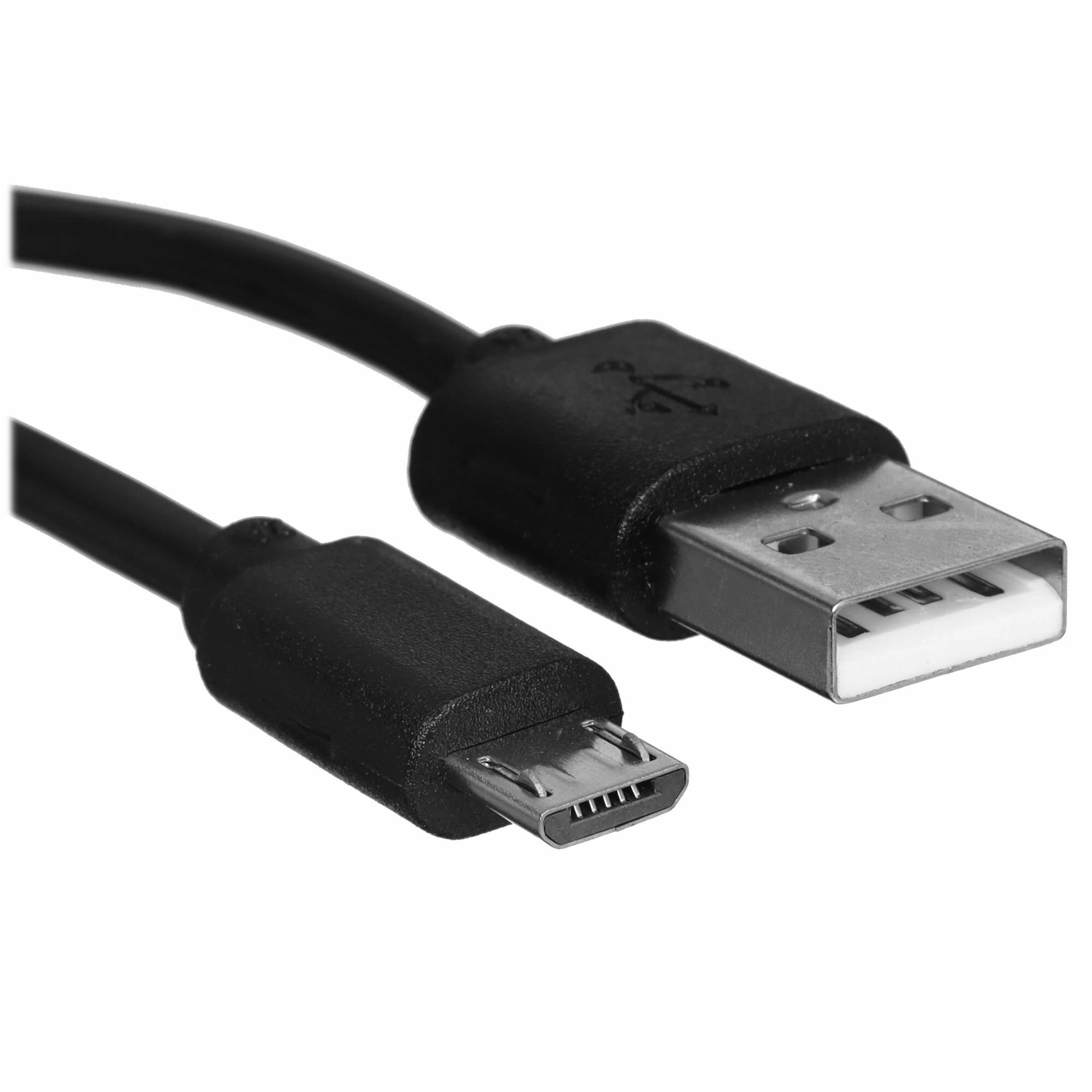 Кабель круглый Aceline micro USB - USB 2.0 Type-A черный 1.5 м