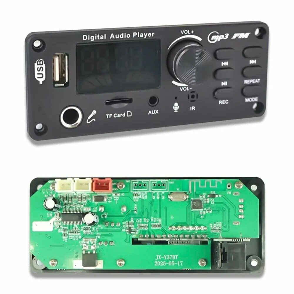 12V Bluetooth-модуль с декодированием аудио, - A — фото 1