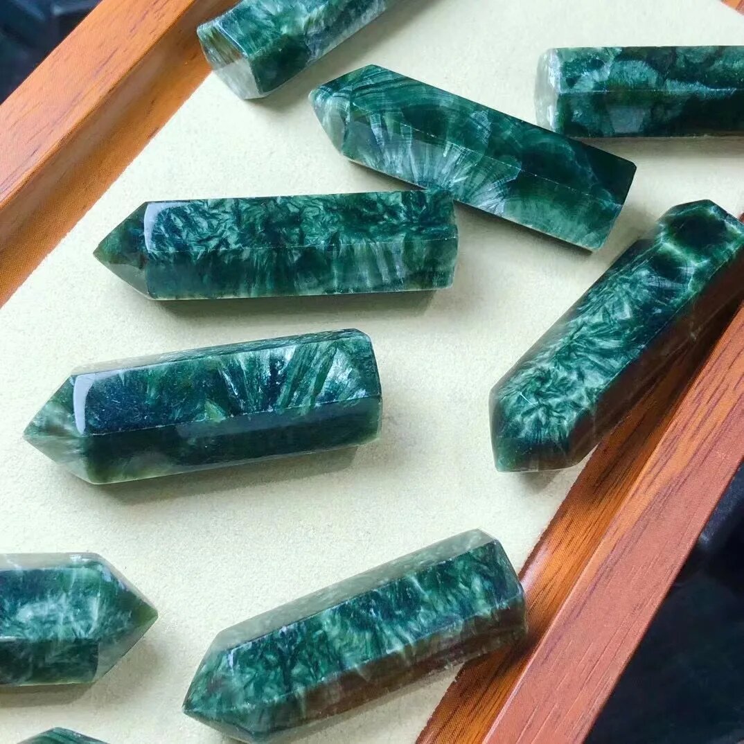 Натуральный серафинит для подарков RongDe Jewelry
