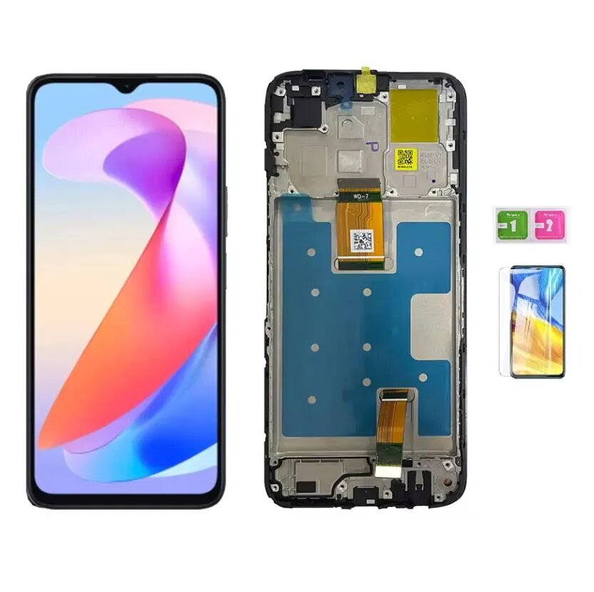 Дисплей с рамкой Для Huawei Honor X6A WDY-LX1 LCD с сенсорным экраном