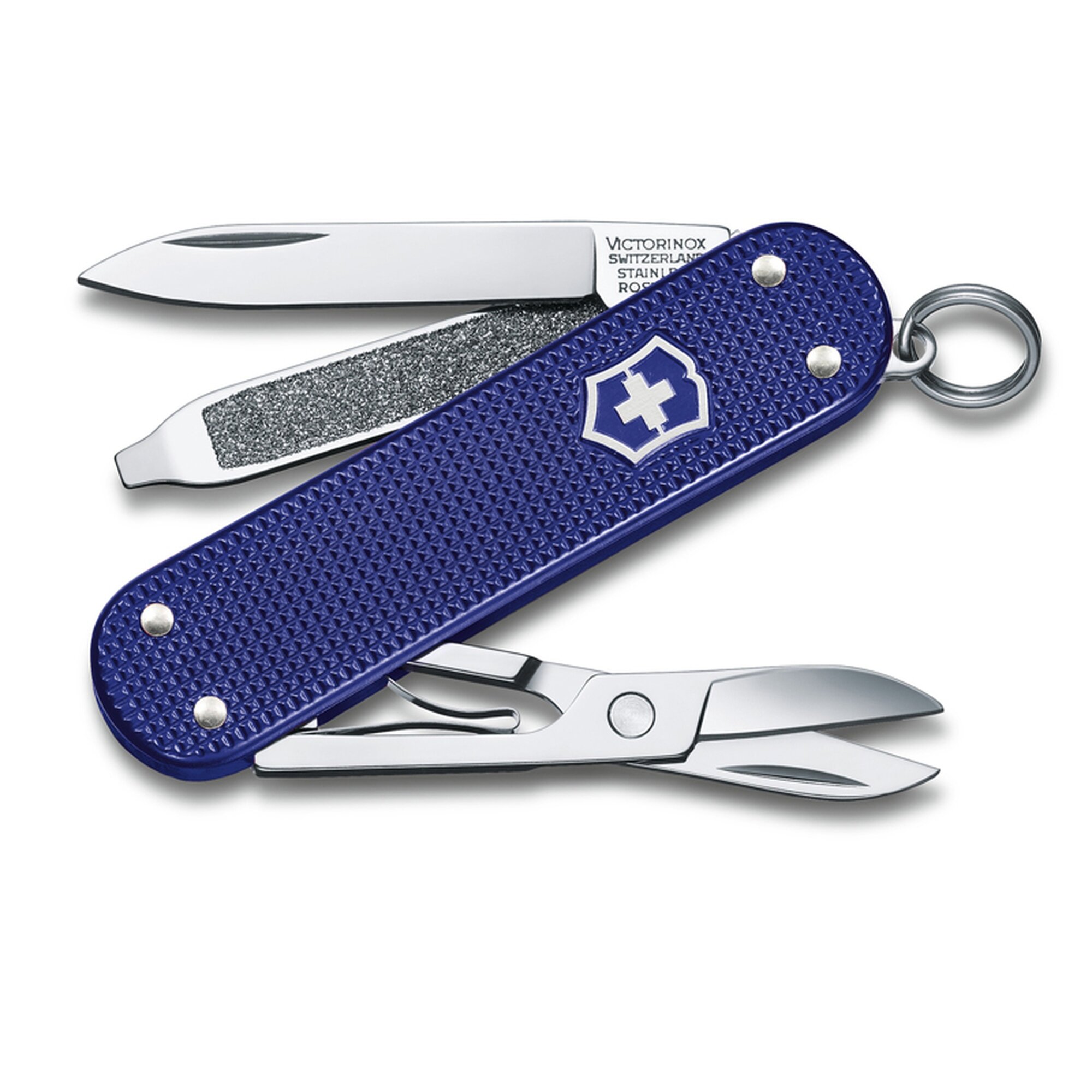 Нож VICTORINOX "Night Dive", многофункциональный, алюминий, 58мм