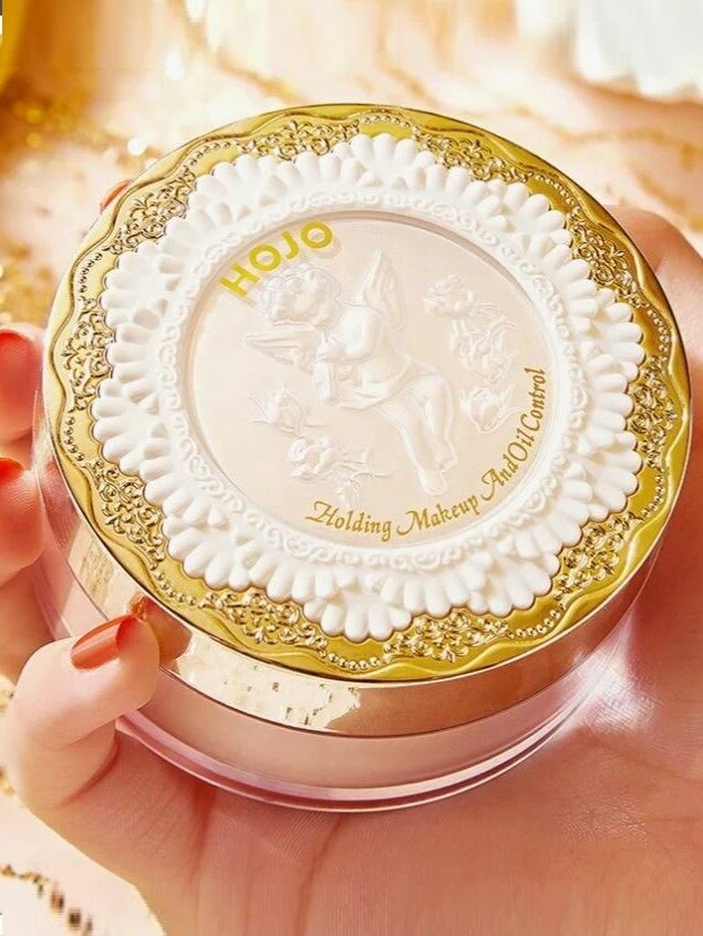 Пудра матирующая минеральная 24 г, пудра HOJO, тон 02 светло-бежевый